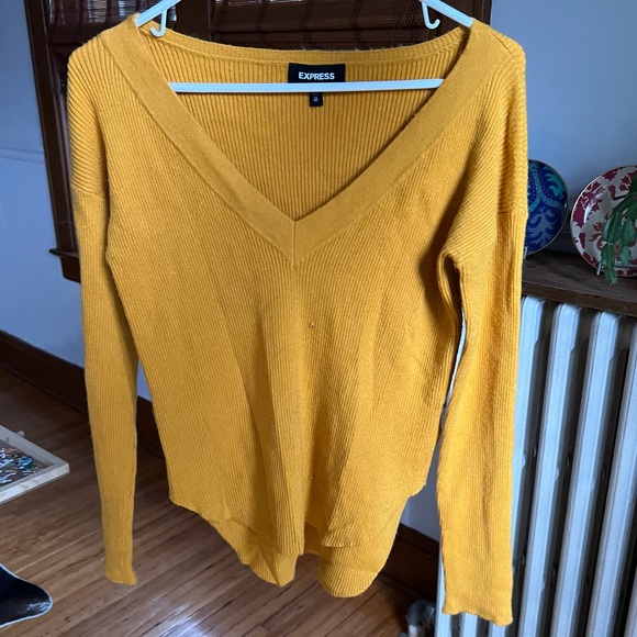 Express | Sweaters | Super Soft Golden Yellow Sweater | Poshmark